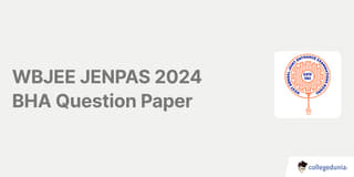 WBJEE JENPAS UG Previous Years Question Paper: Download Question Paper and Answer Key PDFs